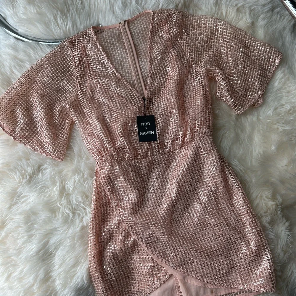 NBD | Dresses | Nbd X Naven Nicole Dress In Peach Blush Nwt | Poshmark